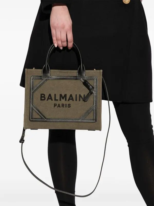 Balmain B-army Tote Bag - Green