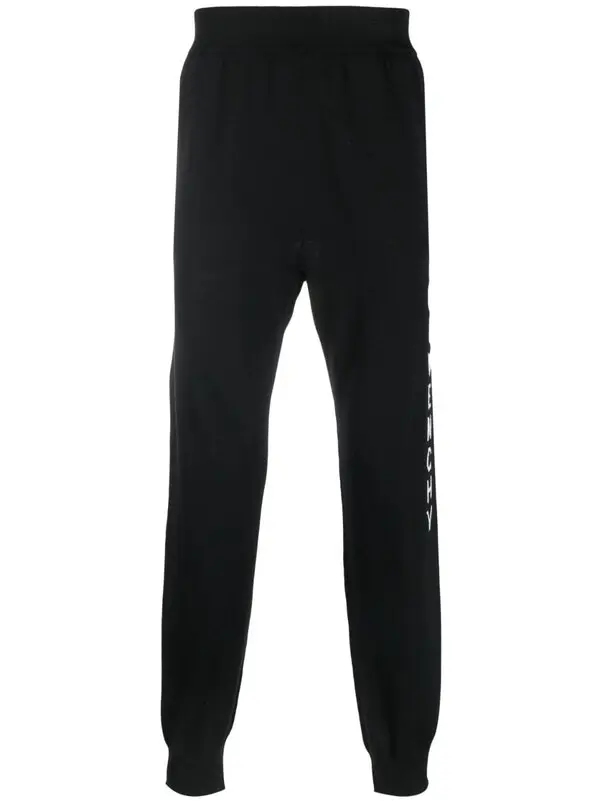 Givenchy Intarsia-knit Logo Track Pants