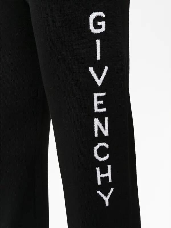 Givenchy Intarsia-knit Logo Track Pants