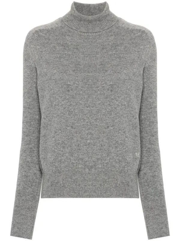 Victoria Beckham Roll-neck Wool Jumper - Grey