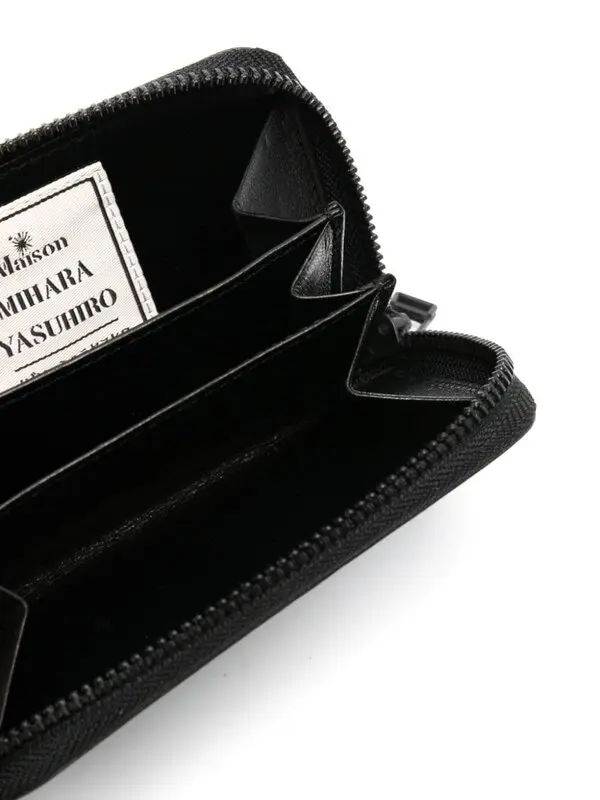 Mihara Yasuhiro Graphic-print Leather Wallet