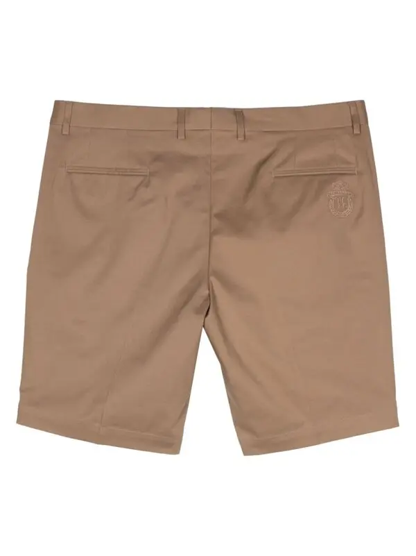 BILLIONAIRE Logo-embroidered Tailored Shorts