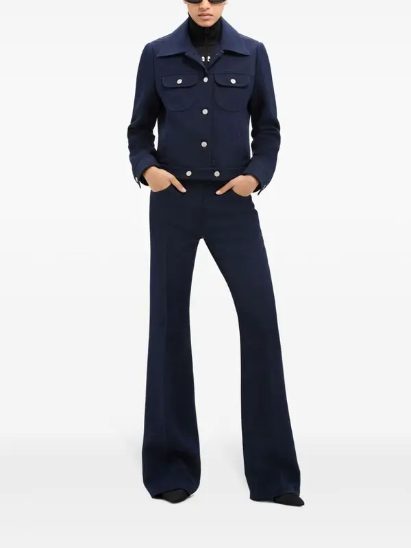 COURREGES 70's Bootcut Trousers - Blue