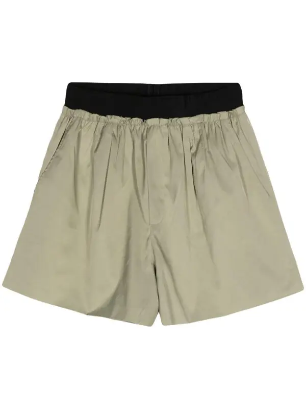 B+AB Plissé Effect Shorts