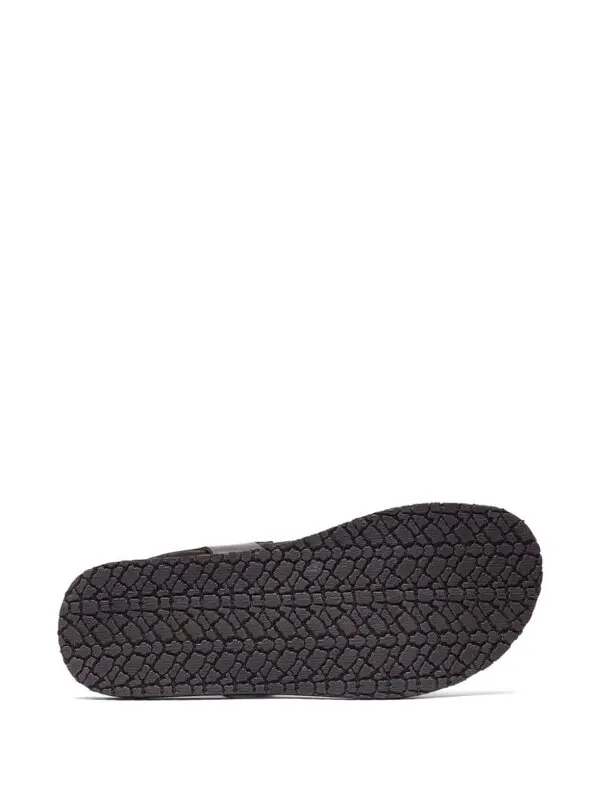 SCAROSSO Massimo Leather Sandals - Brown