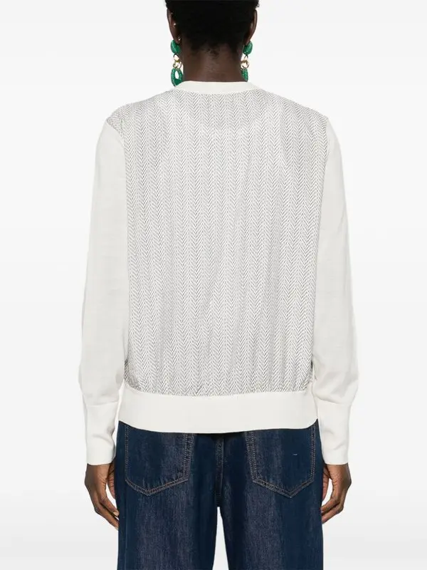 BOSS Knitted-edge Panelled Jacket