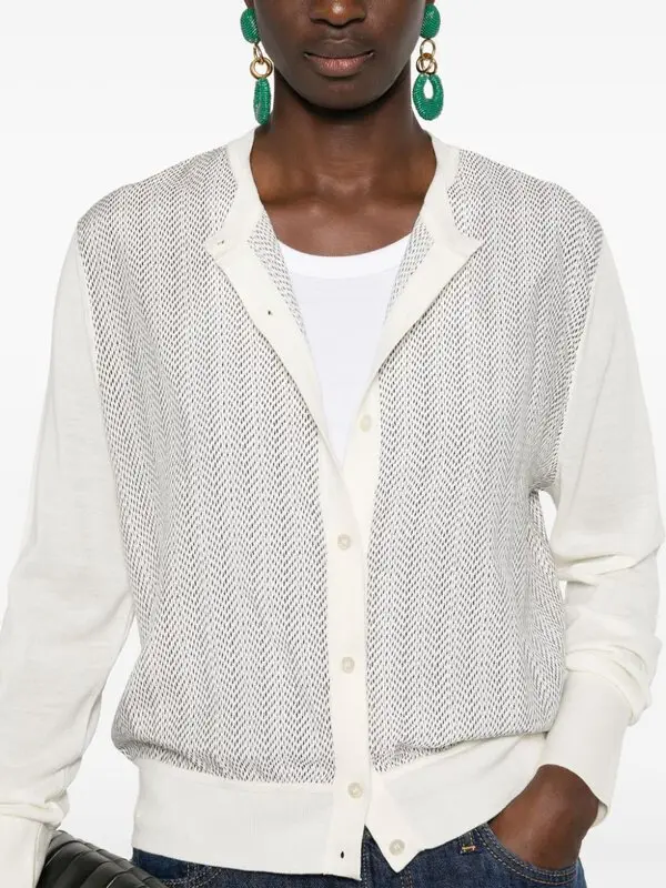 BOSS Knitted-edge Panelled Jacket