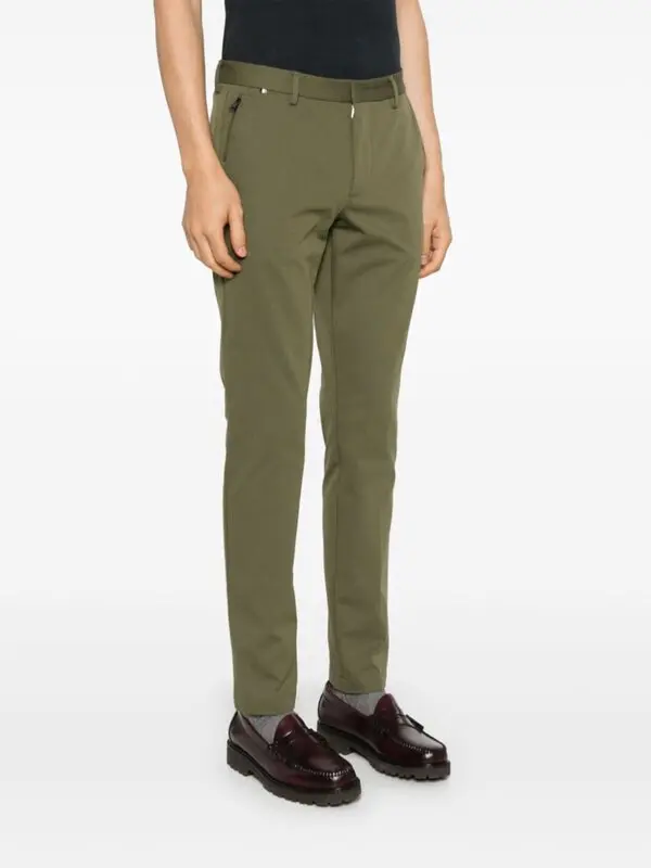 BOSS Mid-rise Tapered Chinos - Green