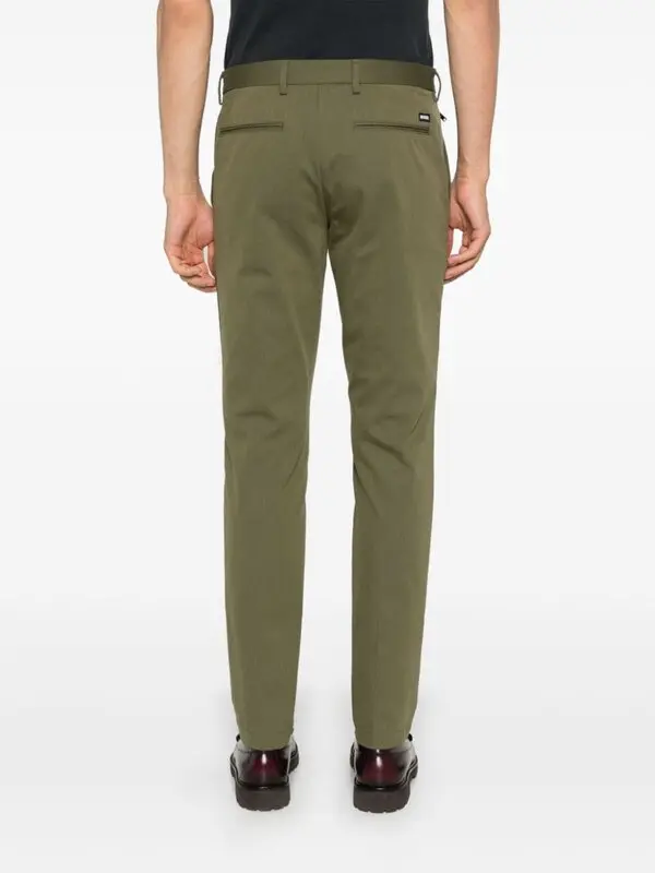 BOSS Mid-rise Tapered Chinos - Green