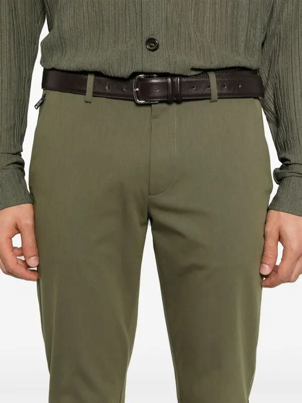 BOSS Mid-rise Tapered Chinos - Green