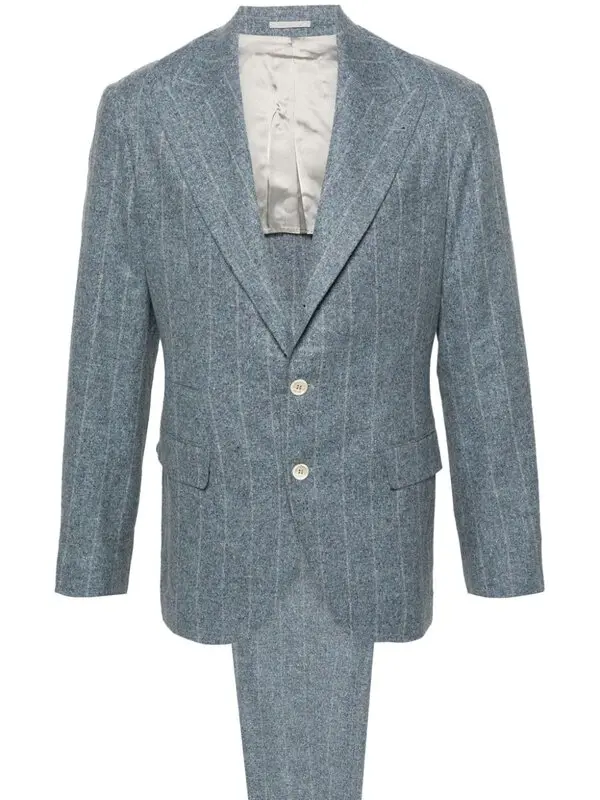 Brunello Cucinelli Pinstripe Tailored Suit