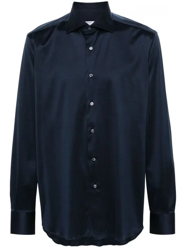 FRAY Cutaway-collar Shirt - Blue