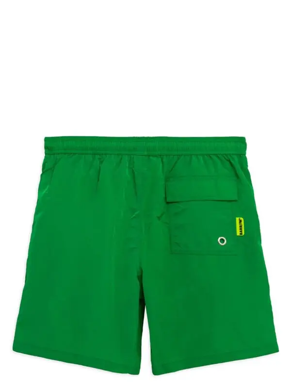BARROW Logo Print Swim Shorts