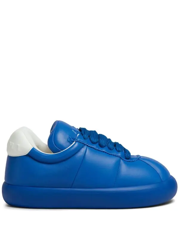 Marni Bigfoot 2.0 Padded Leather Sneakers - Blue