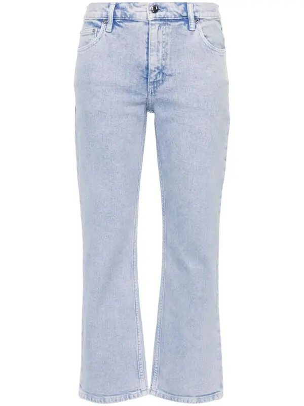 Tory Burch Mid-rise Cropped Jeans