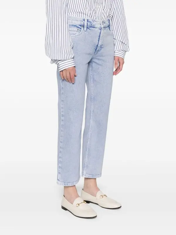 Tory Burch Mid-rise Cropped Jeans