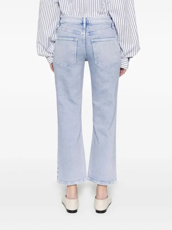 Tory Burch Mid-rise Cropped Jeans