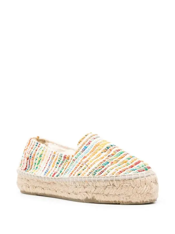 Manebí Striped Flatform Espadrilles