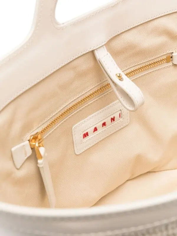 Marni Interwoven Tote Bag - White