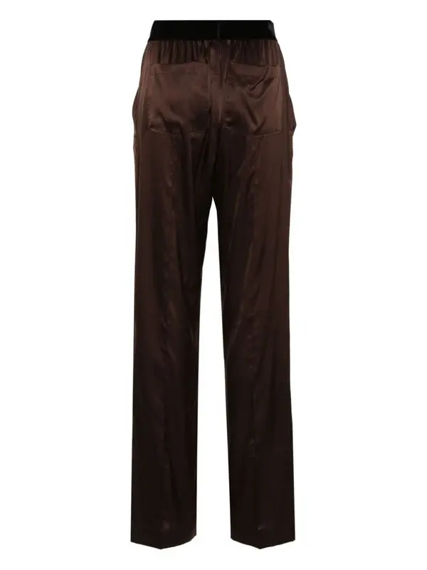TOM FORD Straight-leg Pyjama Bottoms - Brown