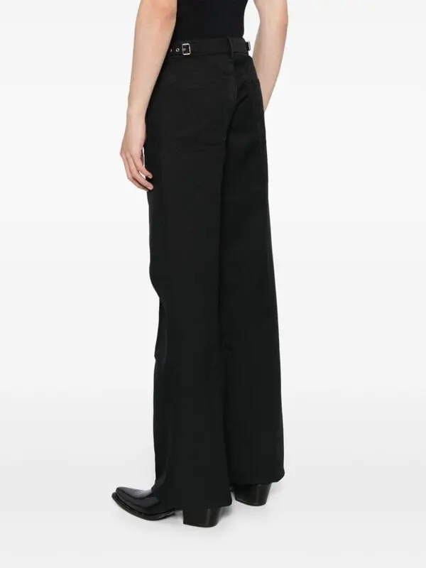 COURREGES Wide-leg Twill Trousers