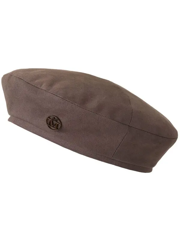 MAISON MICHEL Billy Beret - Brown