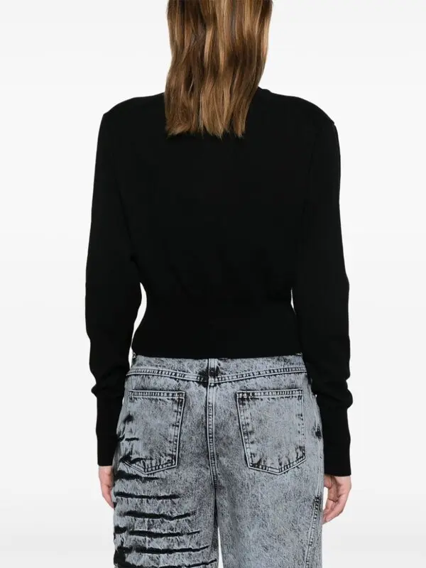 VIVIENNE WESTWOOD Orb-embroidery Cardigan - Black