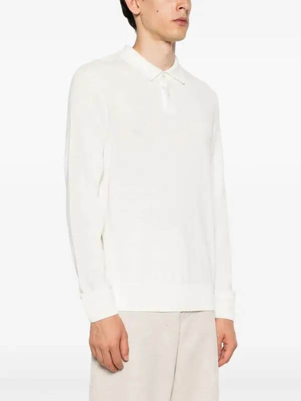 BOSS Logo-embroidered Virgin Wool Blend Jumper
