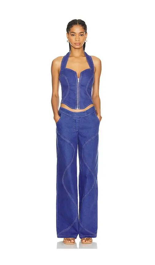 BY.DYLN Ramona Wide Leg Jeans
