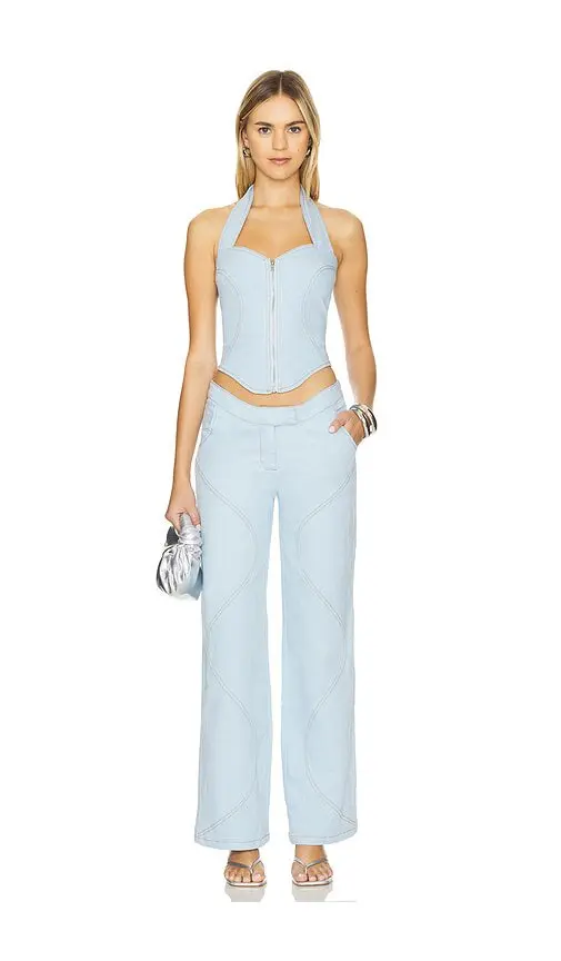 BY.DYLN Ramona Wide Leg Jeans
