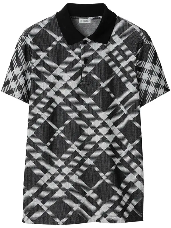 Burberry Vintage Check Cotton Polo Shirt