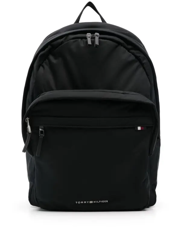 Tommy Hilfiger Logo-lettering Backpack - Black