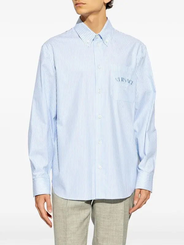 Versace Barocco Sea Striped Shirt