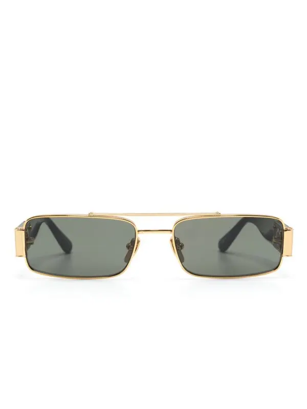 Linda Farrow Joey Rectangle-frame Sunglasses - Black