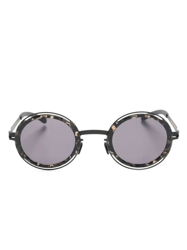 Mykita Pearl Round-frame Sunglasses - Black