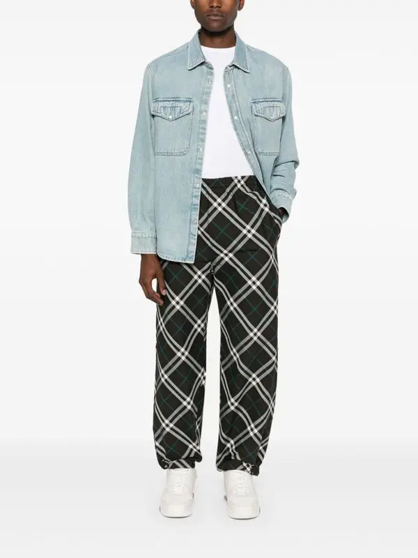 Burberry Vintage Check Trousers - Brown