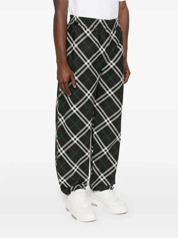 Burberry Vintage Check Trousers - Brown