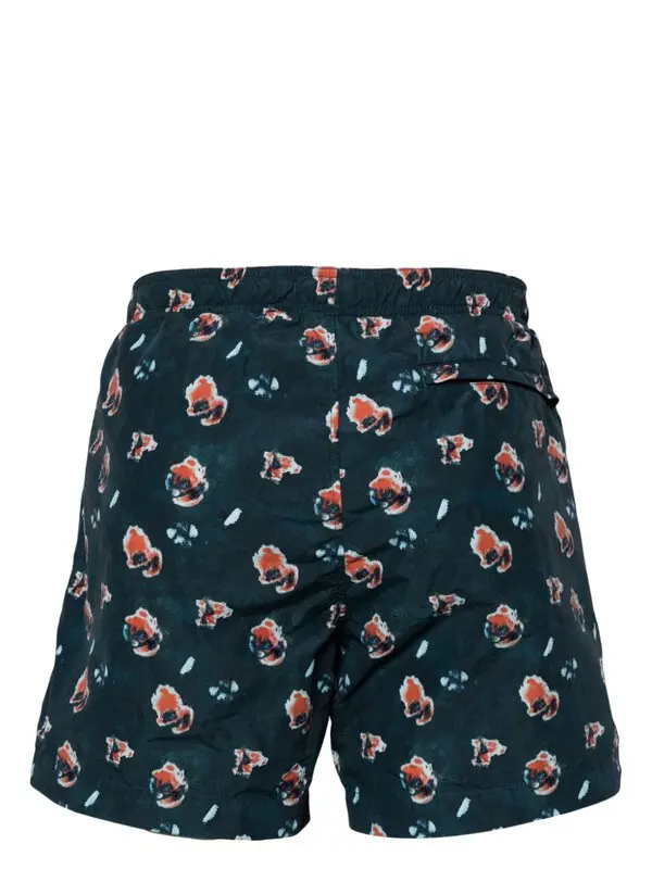 C.P. COMPANY Abstract-print Swim Shorts