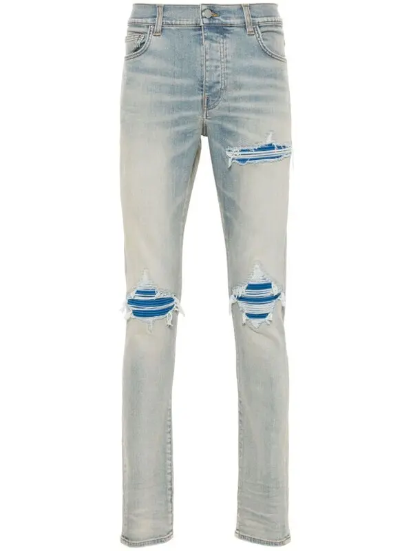 Amiri Mx1 Bandana' Skinny Jeans - Clay Indigo | Editorialist