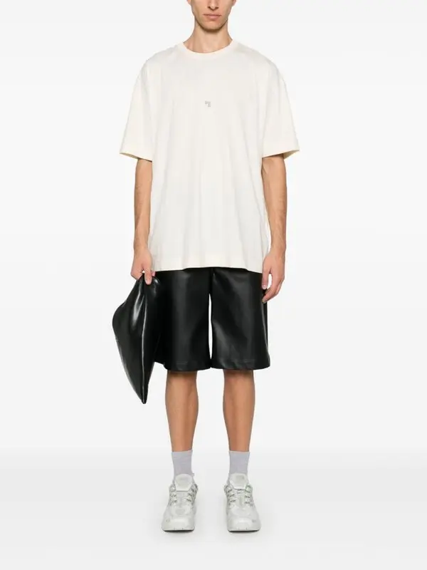 Givenchy 4g-detail Cotton T-shirt - Neutrals