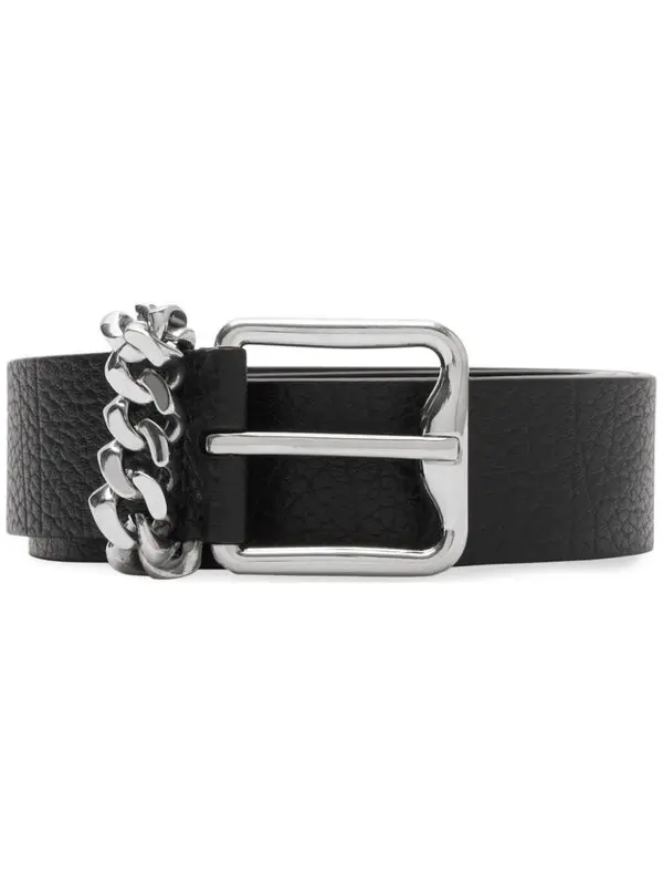 Burberry B-buckle Leather Belt