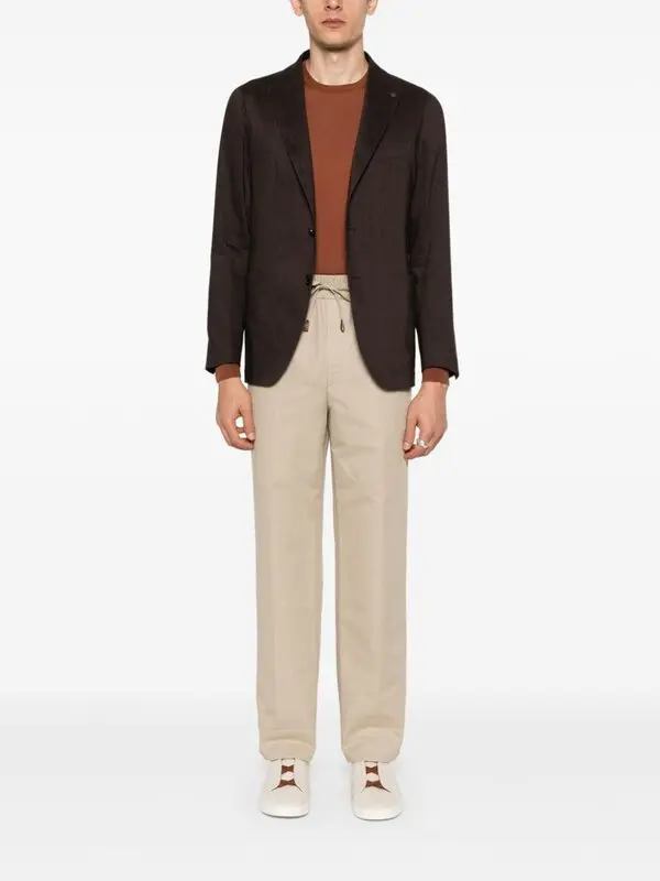 Tagliatore Crew-neck Jumper - Brown
