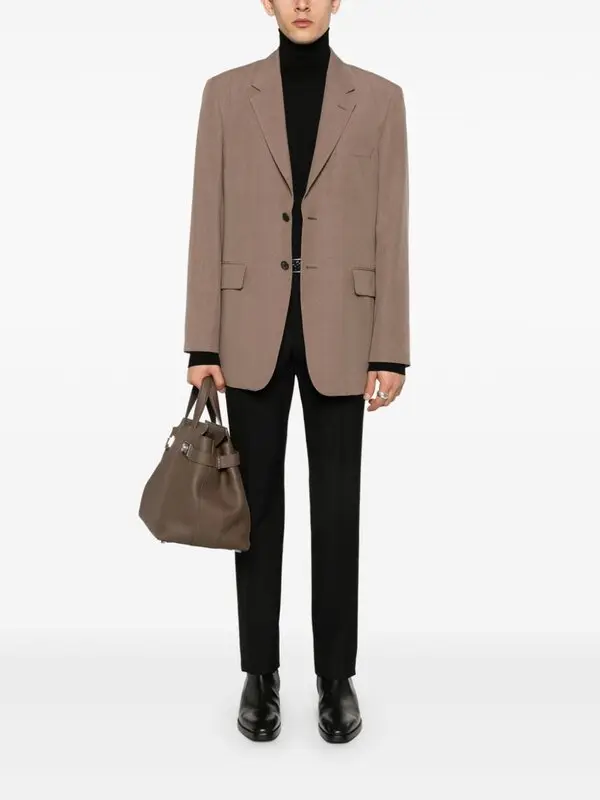 JIL SANDER Virgin Wool Fine-knit Jumper - Black