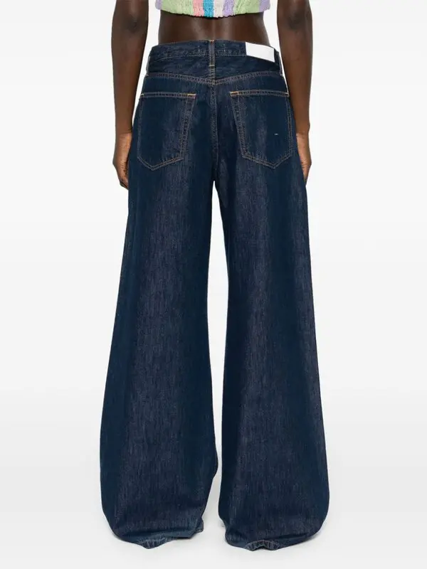 RE/DONE Fortuna Mid-rise Palazzo Jeans