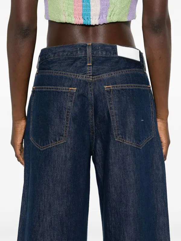 RE/DONE Fortuna Mid-rise Palazzo Jeans