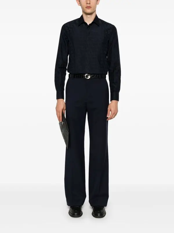 Valentino Garavani Toile Iconographe Jacquard Shirt - Blue