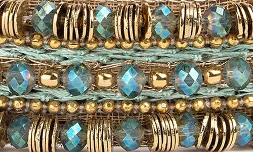 Deepa Gurnani Milani Cuff Bracelet - Teal