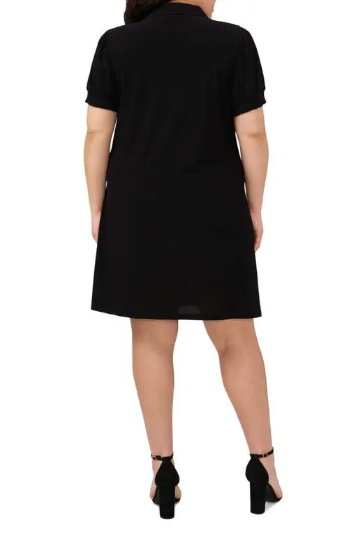 CECE DUPRAZ Knit Polo A-line Dress