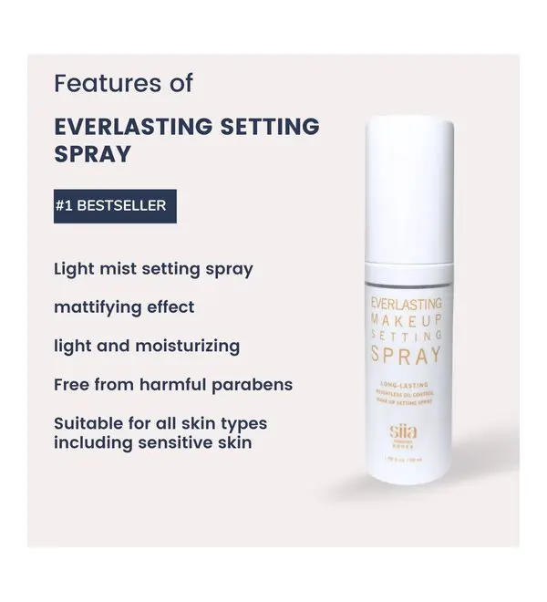 SIIA COSMETICS Everlasting Makeup Setting Spray