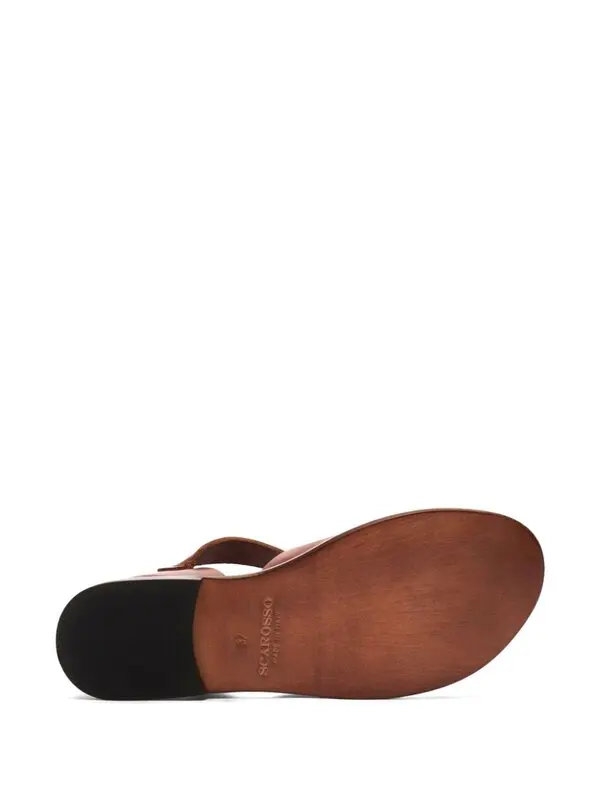 SCAROSSO Helene Leather Sandals